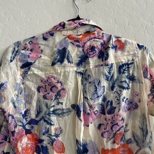 Chelsea & Violet | Tops | Chelsea Violet Multicolor Floral Blouse ...
